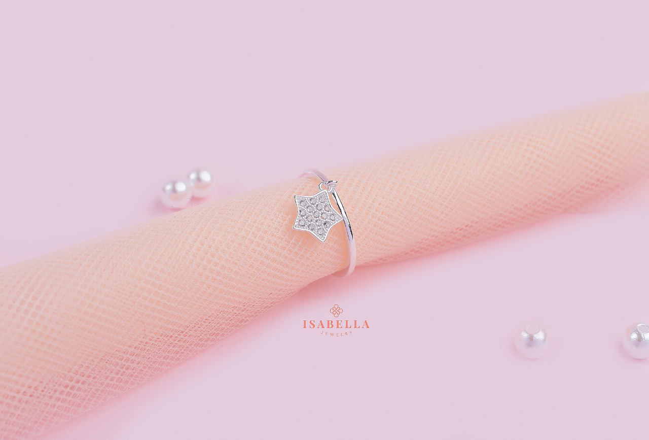 Anillo Dije Estrella - Isabella Jewelry